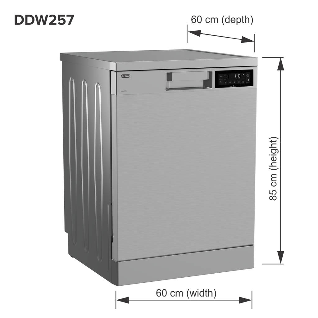 Defy 15 Place Setting Dishwasher Inox DDW257
