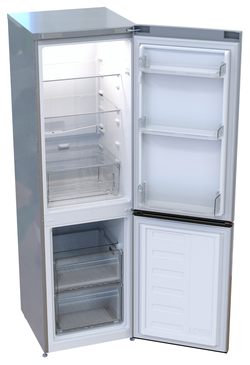 Defy 210L Fridge Freezer Metallic DAC363