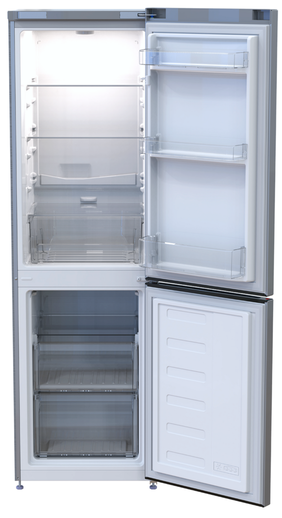 Defy 210L Fridge Freezer Metallic DAC363