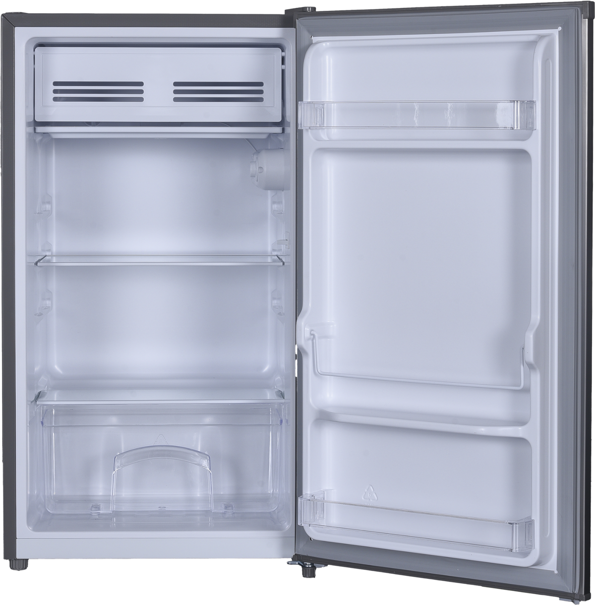 Defy 90L Single Door Bar Fridge Metallic DBF90M