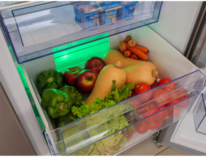 Defy 555L Naturelight Side By Side Fridge Metallic DFF547