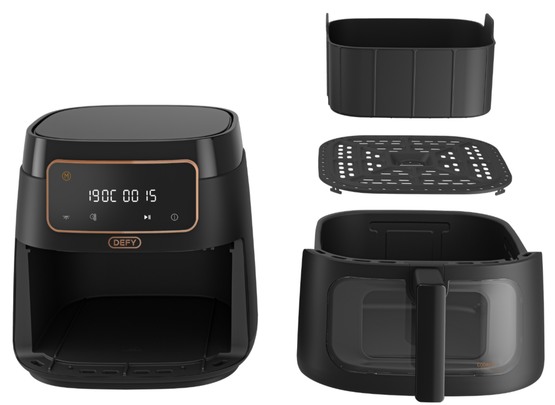 Defy Air Fryer 7.6L Black DAF3376DB