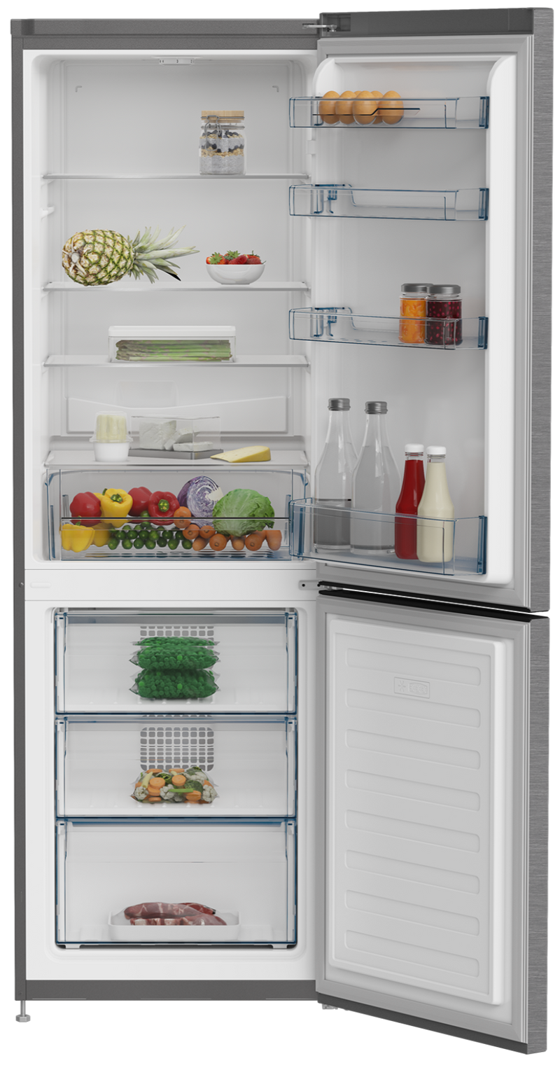 Defy 350L Fridge/Freezer Metallic DAC622