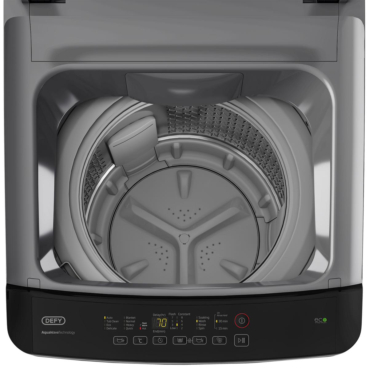 Defy 14kg Top Loader Washing Machine Grey DTL160