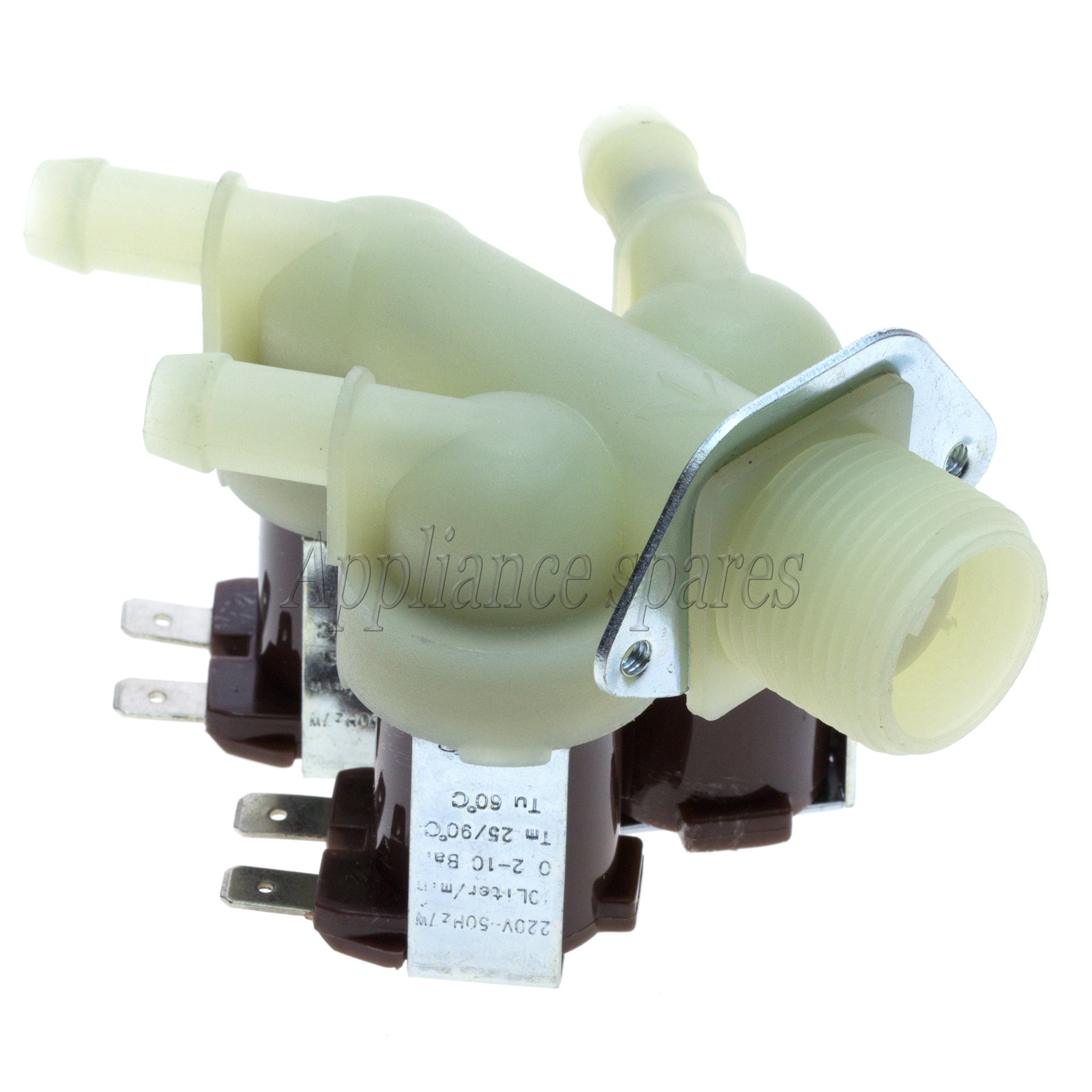 Universal Washing Machine Straight Triple Solenoid Valve (220V 10.5mm